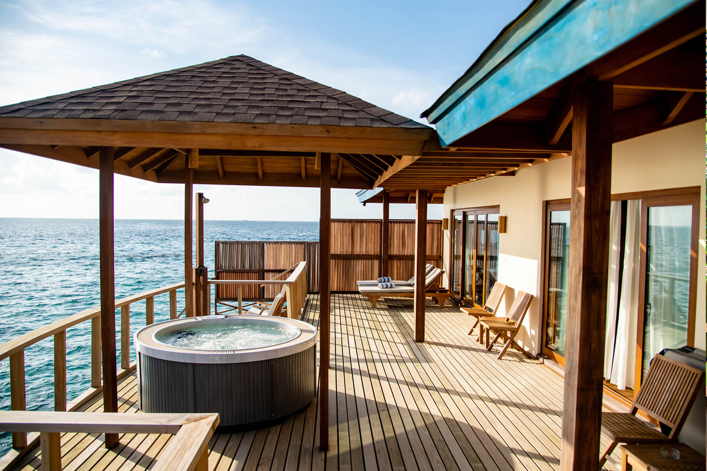 Two Bedroom Water Villa | Suites with Spa Tub in Maldives | Reethi Faru ...